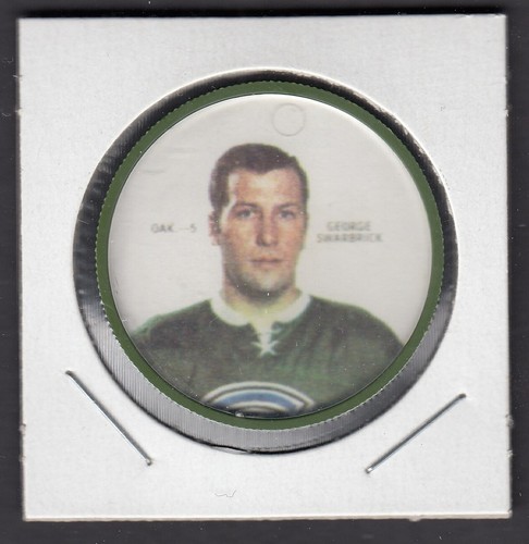 NHL - SHIRRIFF / SALADA HOCKEY COIN - 1968-69, George Swarbrick, PHOTO ...