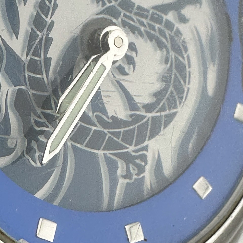 Relic by Fossil Men ZR55175 Dragon Blue Flames Dial Watch 8 1/4" - New ...