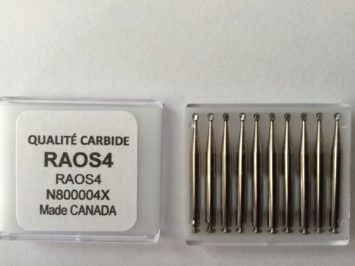 RAOS4 Premium Carbide Round RA Latch Surgical Bur 6 Blades 10pk | eBay