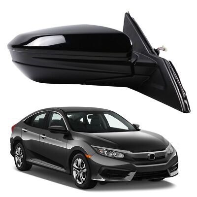 Left Driver Side Mirrors for Honda Civic 2016-2023 Power Adjustment ...