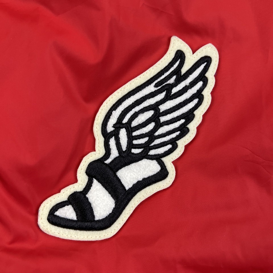 Under Armour Red Wings Varsity Jacket Mens XXXL Red Black Quilt Lined ...