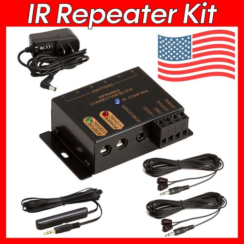 Premium IR Extender Kit Hidden Infrared Repeater System Amplifier ...