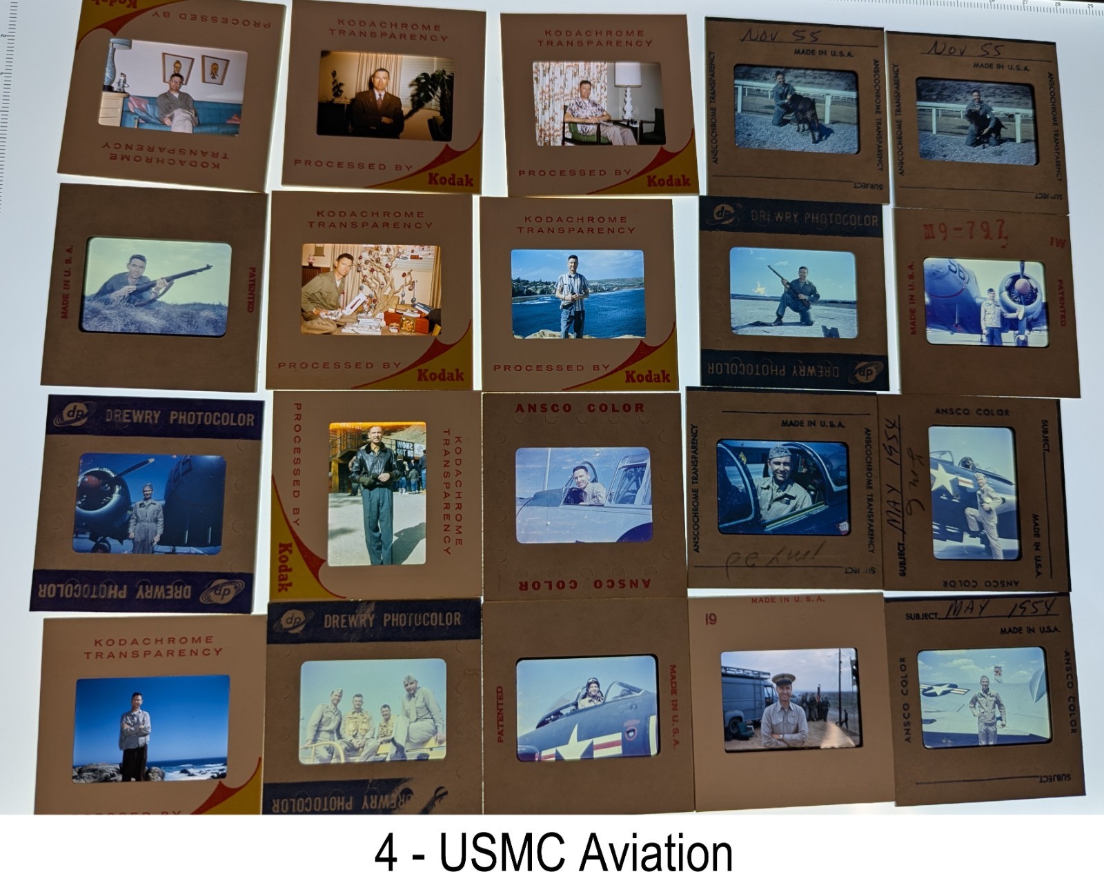 Vintage 1950 - 1964 MCM 35mm Family Slide Sets Trips So. Cal Life USMC ...