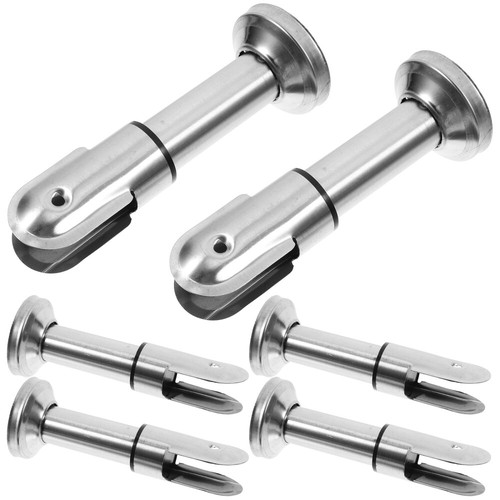6 Pcs Bathroom Partition Accessories Brackets Public Restroom Fitting ...