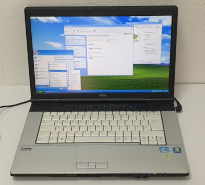 FUJITSU LIFEBOOK Windows XP Gaming Laptop Notebook i5 HD 500GB 4GB 15,6 ...