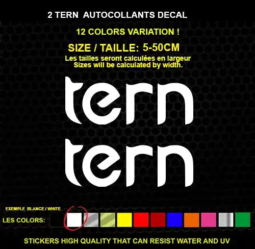 2 TERN sticker Genuine decal sticker WATERPROOF STICKERS | eBay