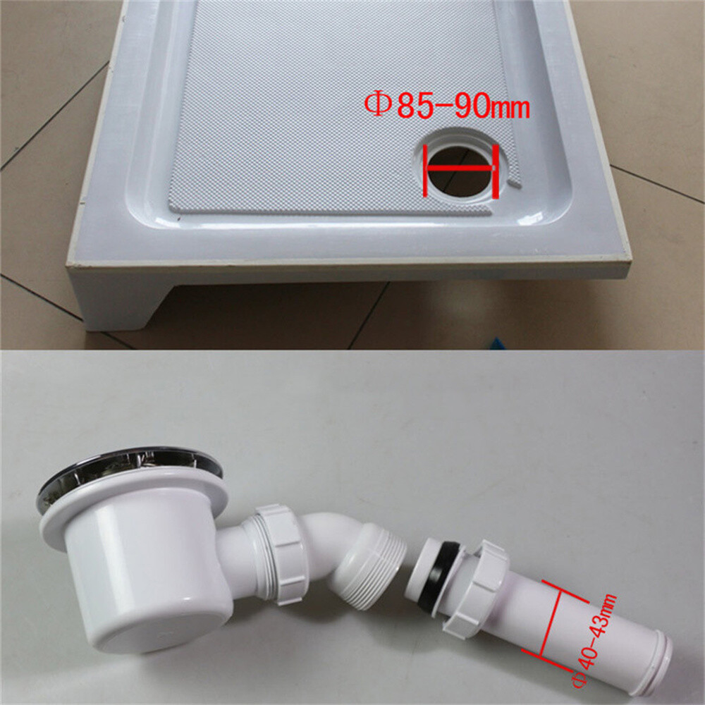 Shower Drain-waste Cap Hole Chrome Finish Replacement 115mm Chrome Fast ...