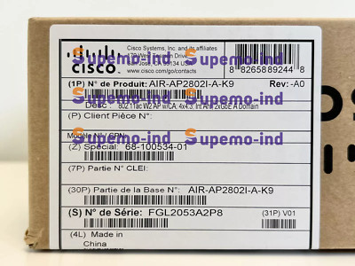 Cisco Aironet 2802 Series 802.11ac Access Point AIR-AP2802I-A-K9 ...