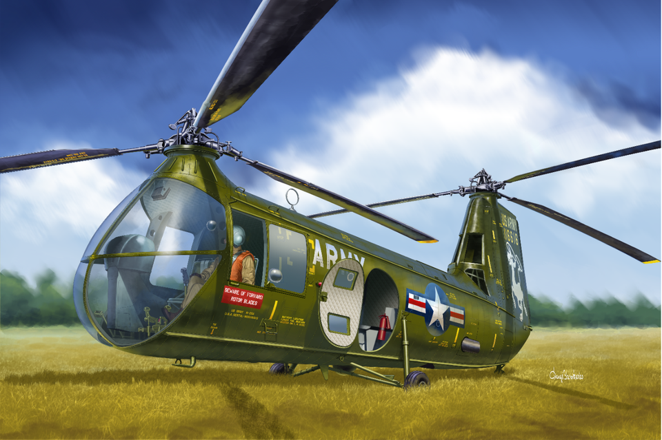 Piasecki HUP-2 scale model kit helicopter Scale 1/48 AMP 48-014 | eBay