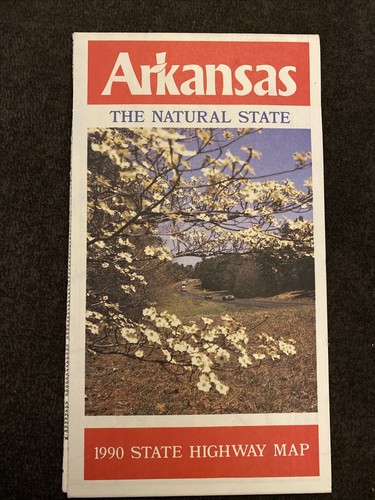 Arkansas 1990 State Highway Map | eBay