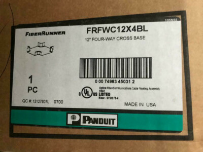 Panduit FRFWC12X4BL Four Way Cross | eBay