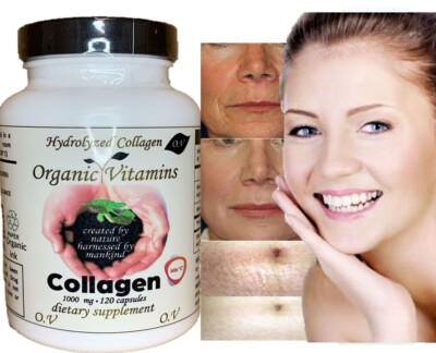 COLLAGEN ORGANIC Hydrolysate with VitaminC ANTIANGING 120 | eBay