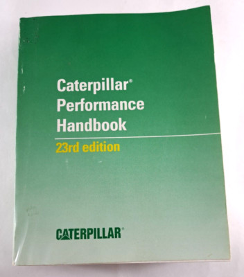 Manuals & Books - Cat Caterpillar Performance Handbook Edition