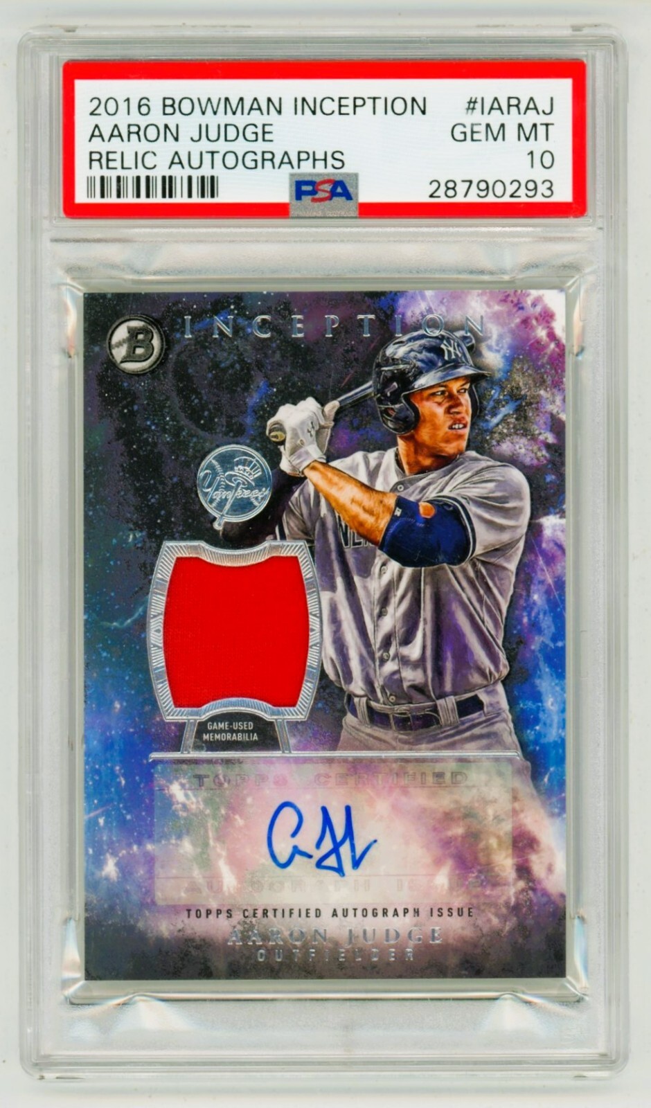Aaron Judge Autographed Memorabilia | Signed Photo, Jersey ...