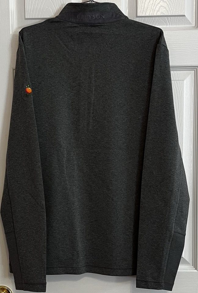 Greyson Golf Sequoia 1/4 Zip, Smoke Heather, Medium, Retail $235, New ...