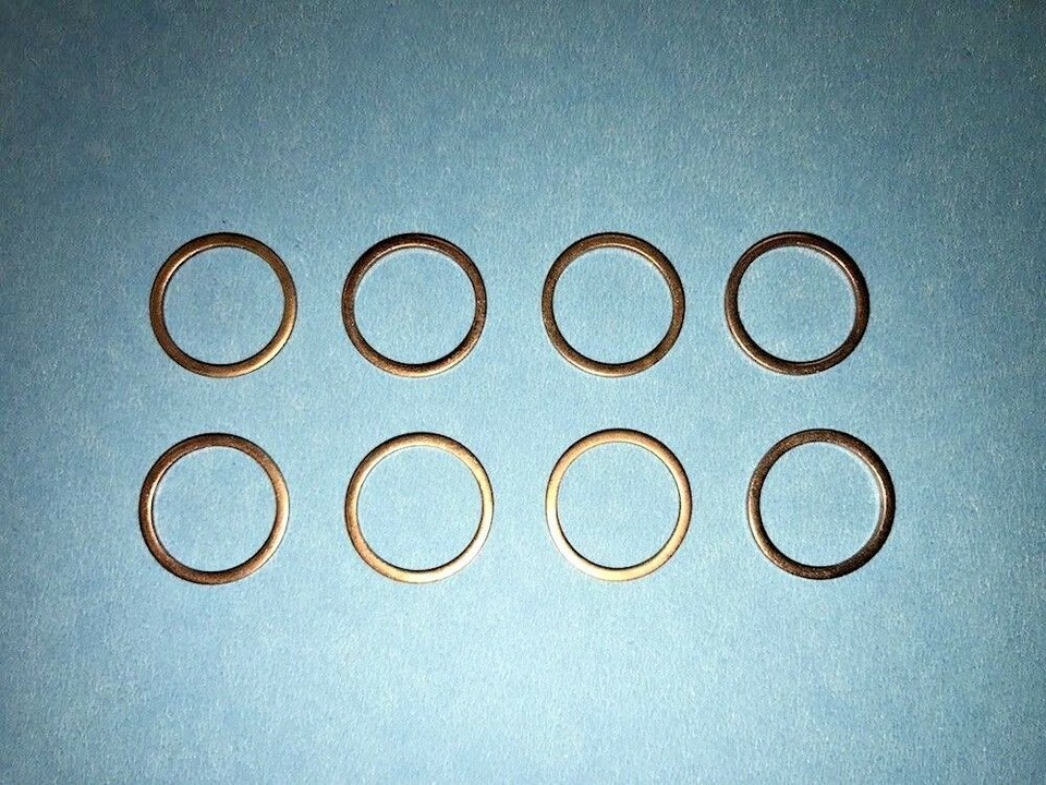8 ea- Copper Gasket , Injector ; 6.2L/6.5L ; 14025557 5740058 91600 ...