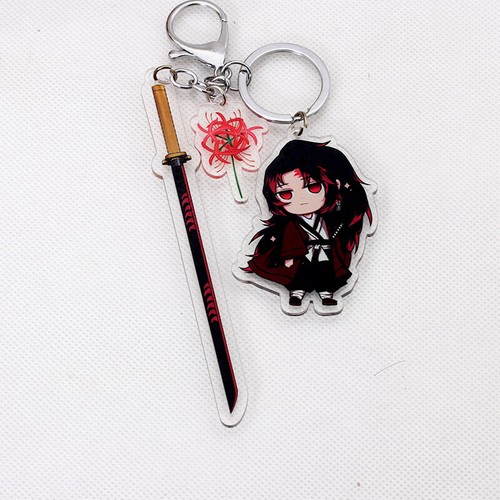 Demon Slayer Kokushibo Keychain Acrylic Accessory Pendant Key Chain ...