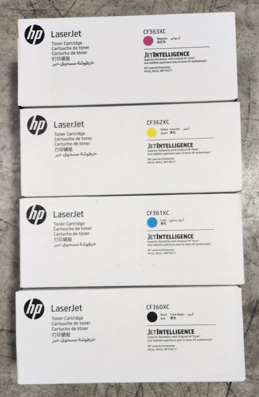 GENUINE HP 508X CF360XC CF361XC CF362XC CF363XC | eBay