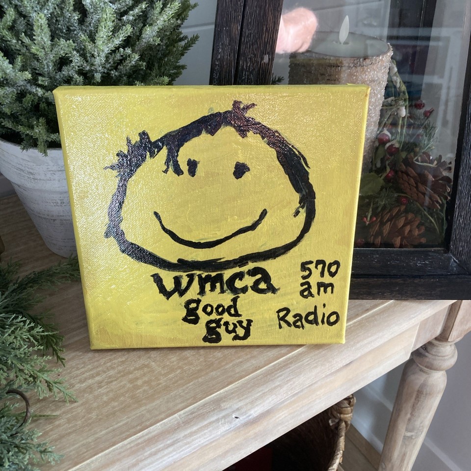 Secret Santa gift Classic Old Radio Station WMCA Good Guy Radio 8x8 by ...