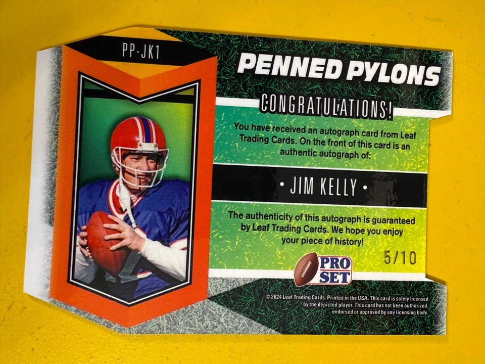 DA102788 2024 Leaf Pro Set Metal Penned Pylons Lava Silver Jim Kelly ...