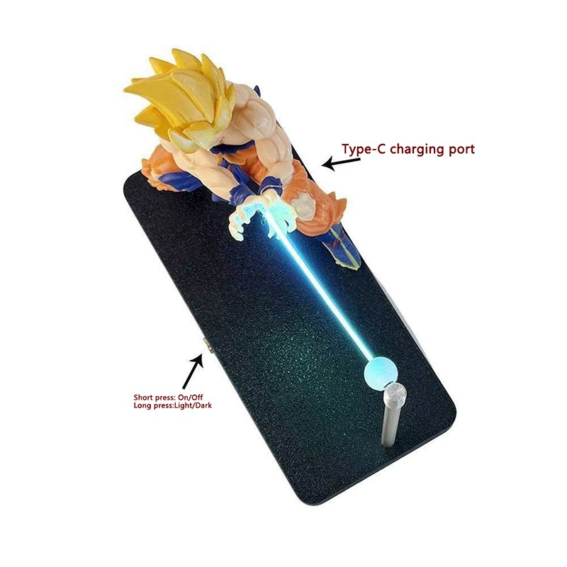 Goku Kamehameha Touch Light – Dragon Ball Z Magnetic Desk Night Lamp ...