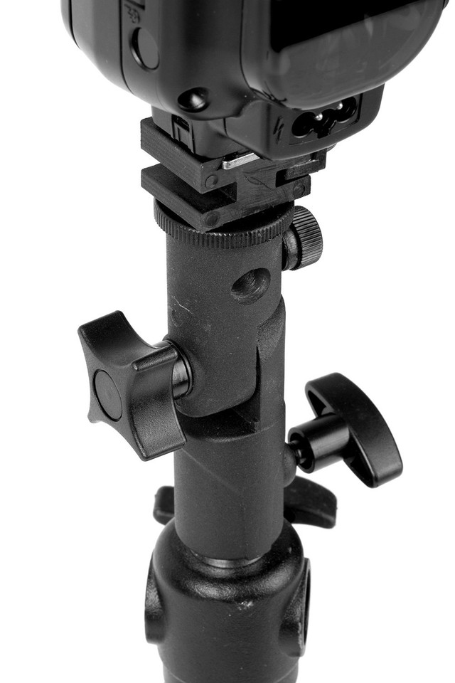 Swivel Flash Light Stand Mount With Umbrella Holder For Nikon Canon ...
