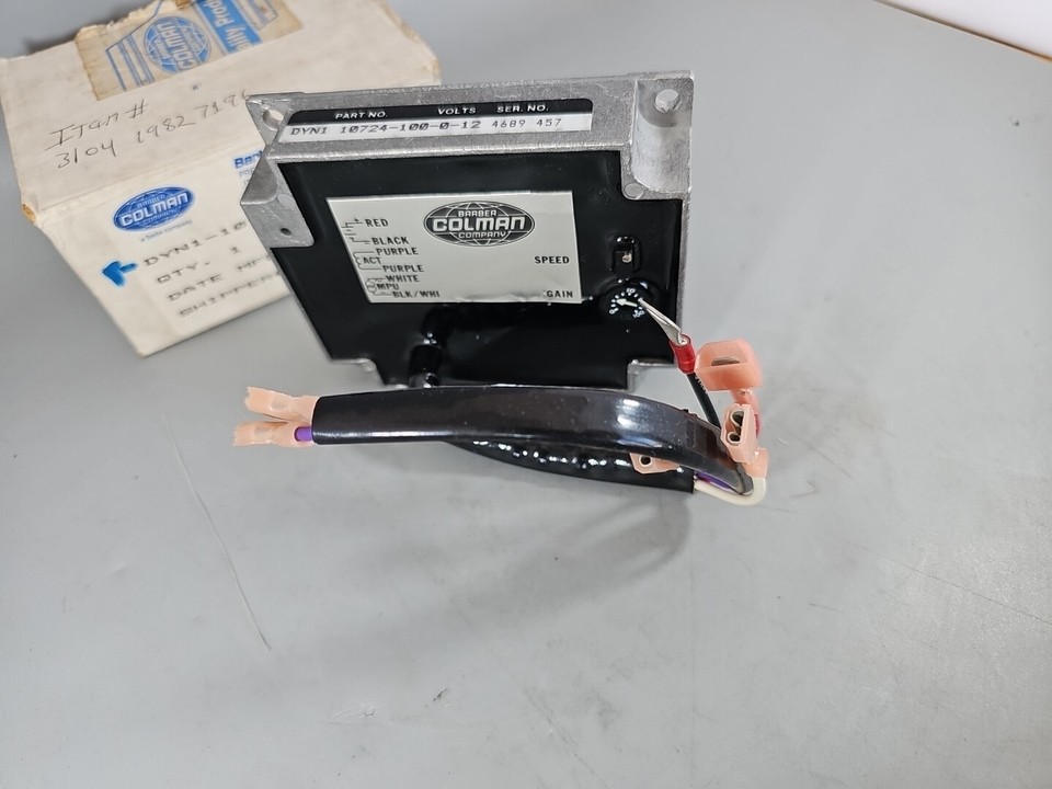 New OEM Barber Colman DYN1-10724-100-0-12 Speed Controller Governor | eBay
