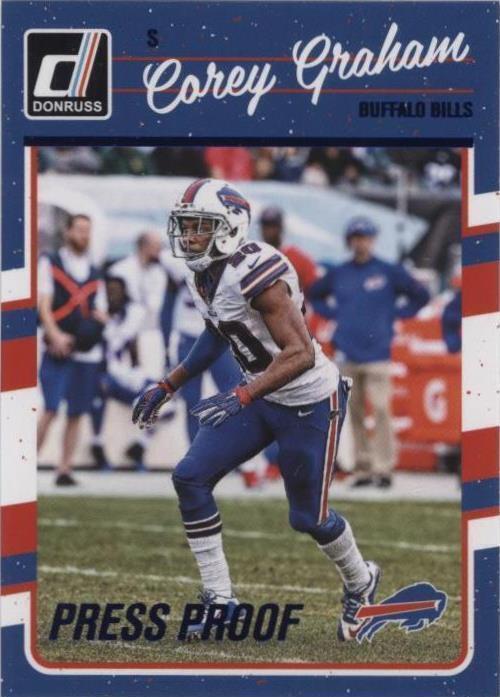 2016 Donruss - Corey Graham #37 Press Proof Blue for sale online | eBay