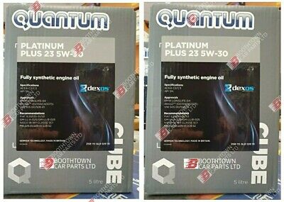 Quantum Platinum Plus 23 5W-30 Fully Synthetic Oil 10 Litre Dexos2 ...