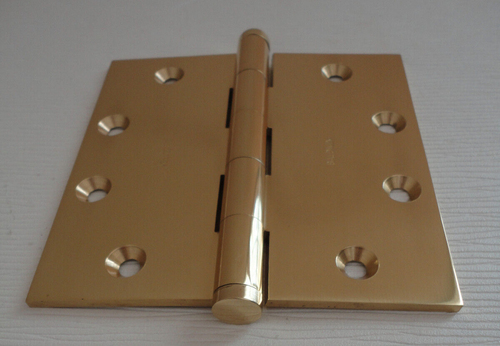 LOT 8 - New Baldwin 4" x 4" Polished Brass Hinge / 1040-030 Gold 4 Pairs | eBay