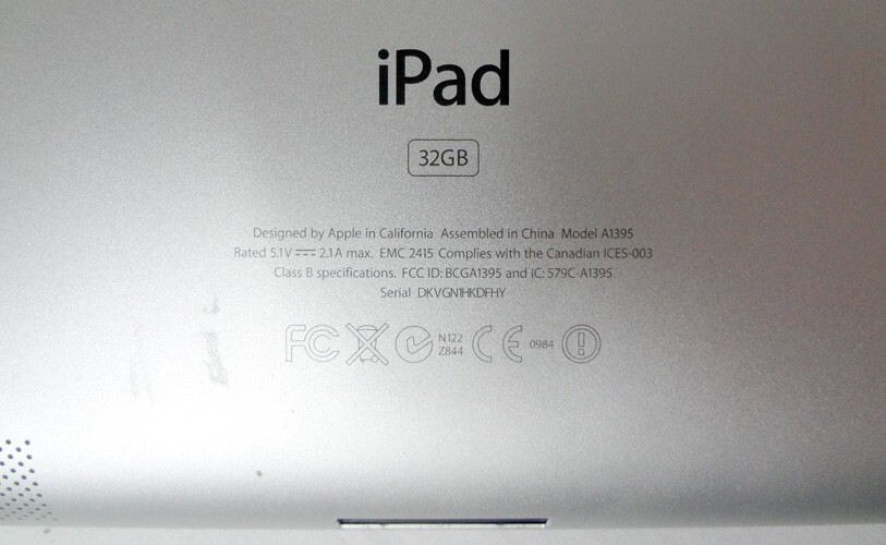 Authentic 3rd Generation 32GB Black Apple iPad A1416 Factory Reset ...