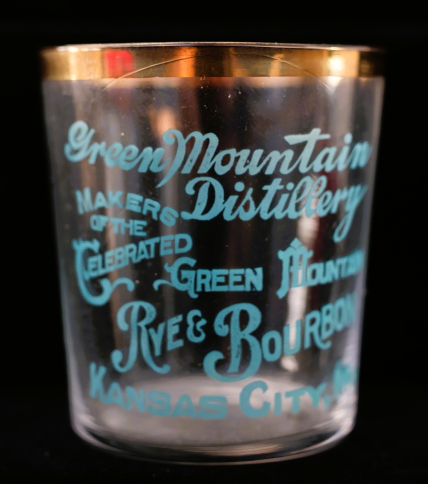 ANTIQUE GREEN MOUNTAIN DISTILLERY PRE-PRO SHOT GLASS KANSAS CITY MO. | eBay