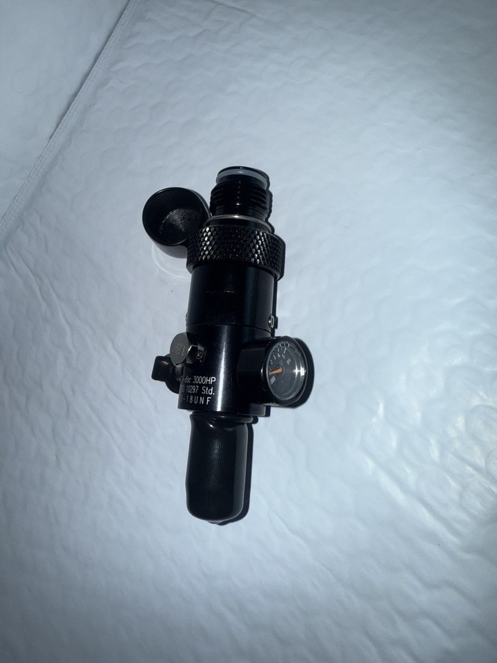 INTEGRATED ON/OFF SLIDE VALVE 3000PSI 1100PSI OUTPUT AIR TANK REGULATOR ...