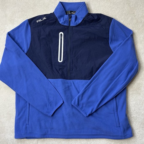 RLX Ralph Lauren Fleece Jacket Men’s XXL 1/2 Zip Golf Performance ...