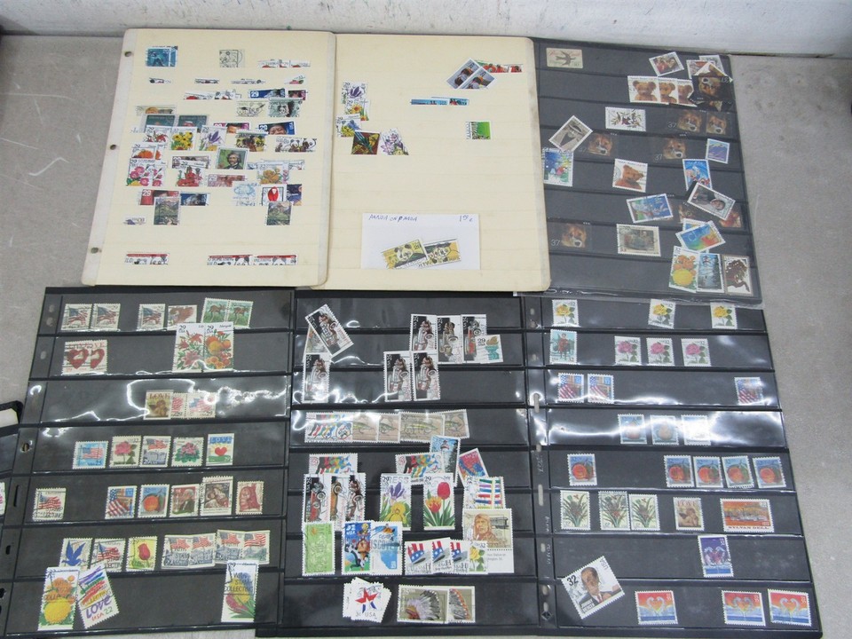 Nystamps US Large many mint stamp collection albums 22 pound carton ...