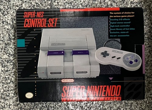 VINTAGE SUPER SNES CONTROL SET - BOX ONLY - NINTENDO (SEE PHOTOS) | eBay