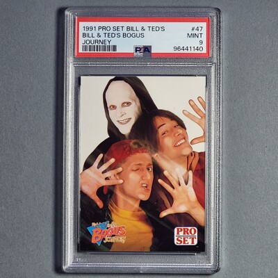1991 Pro Set Bill & Teds Excellent Adventure #47 Journey PSA 9 Mint ...