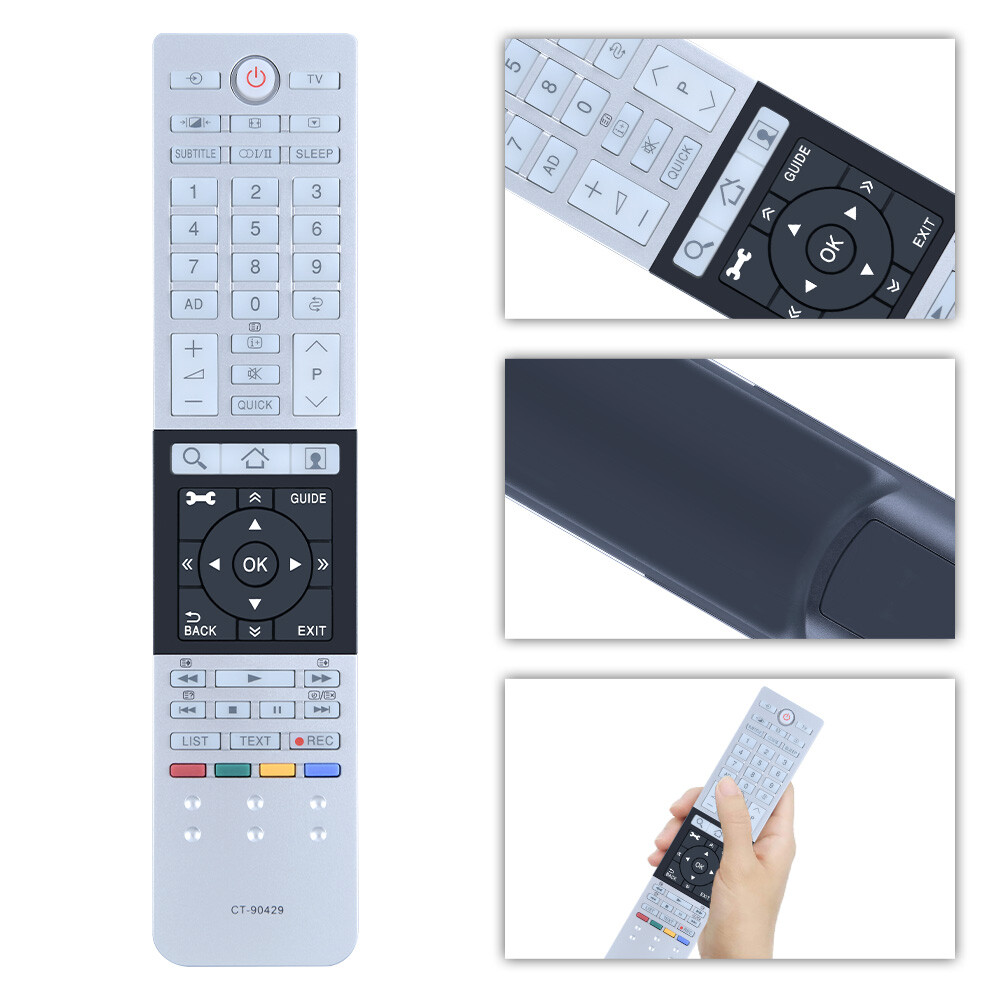 New CT-90429 Remote Control For Toshiba TV 47L6453D 40L6363DG 50L4363DG ...