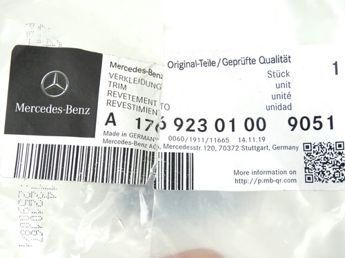 Genuine New MERCEDES ISOFIX COVER For A-Class W176 GLA X156 A1769230100 ...