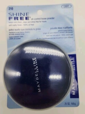 Maybelline Shine Free Loose Powder Light 210 TALC | eBay