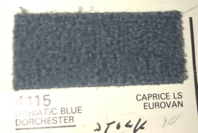 Detroit Body Cloth 4415. 1994 Chevy Caprice LS. $129.99 a yard. 5yds ...