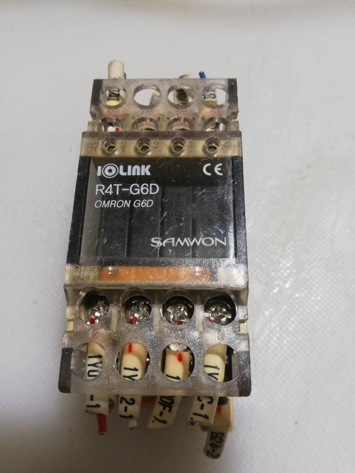 TERMINAL RELAY MODELS (R4T-G6D), (R4T-YC), (R2G-24V) | LOT OF 09 PCS ...