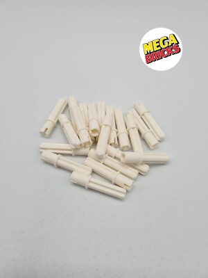 LEGO TECHNIC LOT 20 X 4.85 BUSH W 2 MODULE CROSS AXLE BLANC REF 65249 / ...