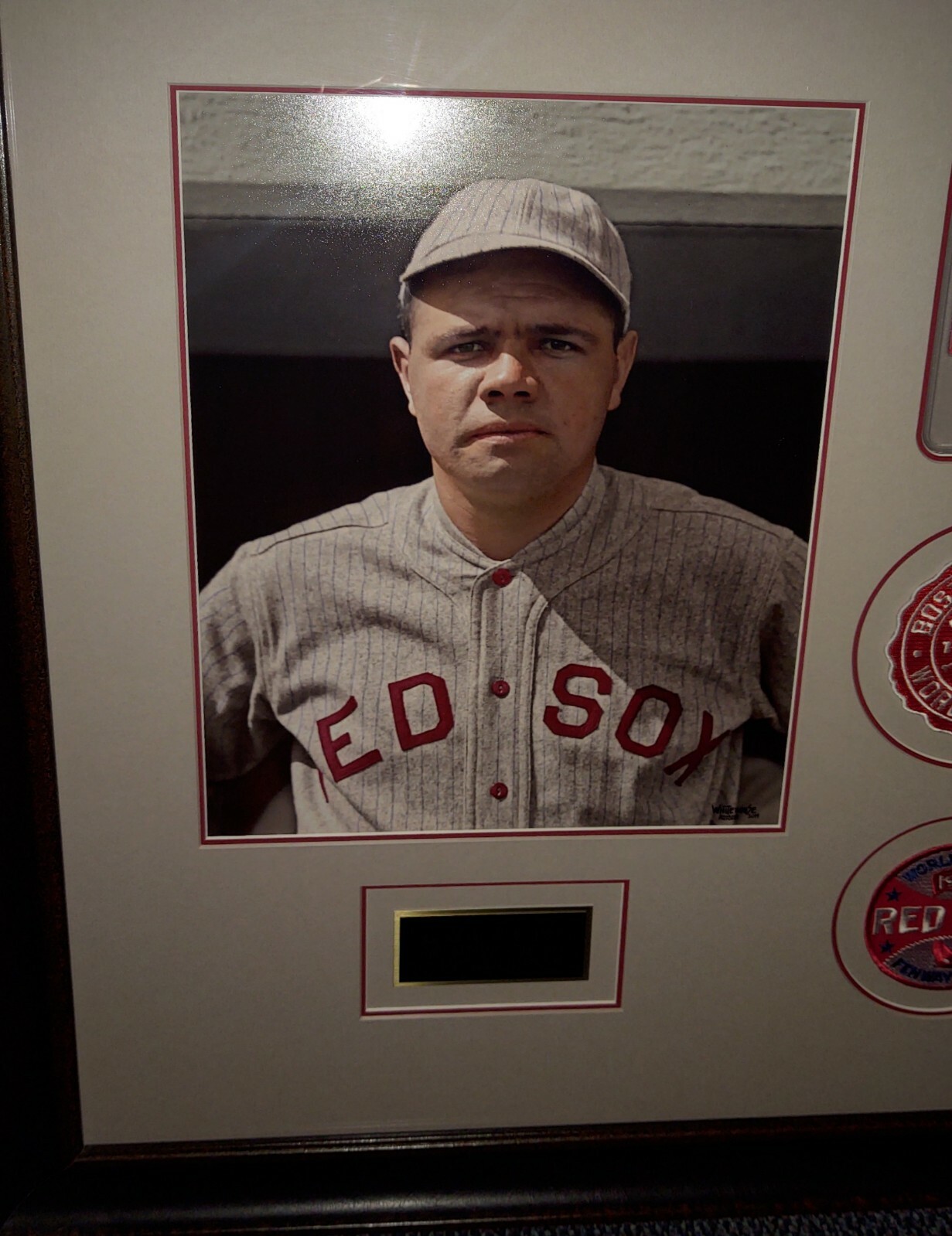 Babe Ruth Auto Presentation PSA 8 JSA Double LOA Red Sox Signed ...