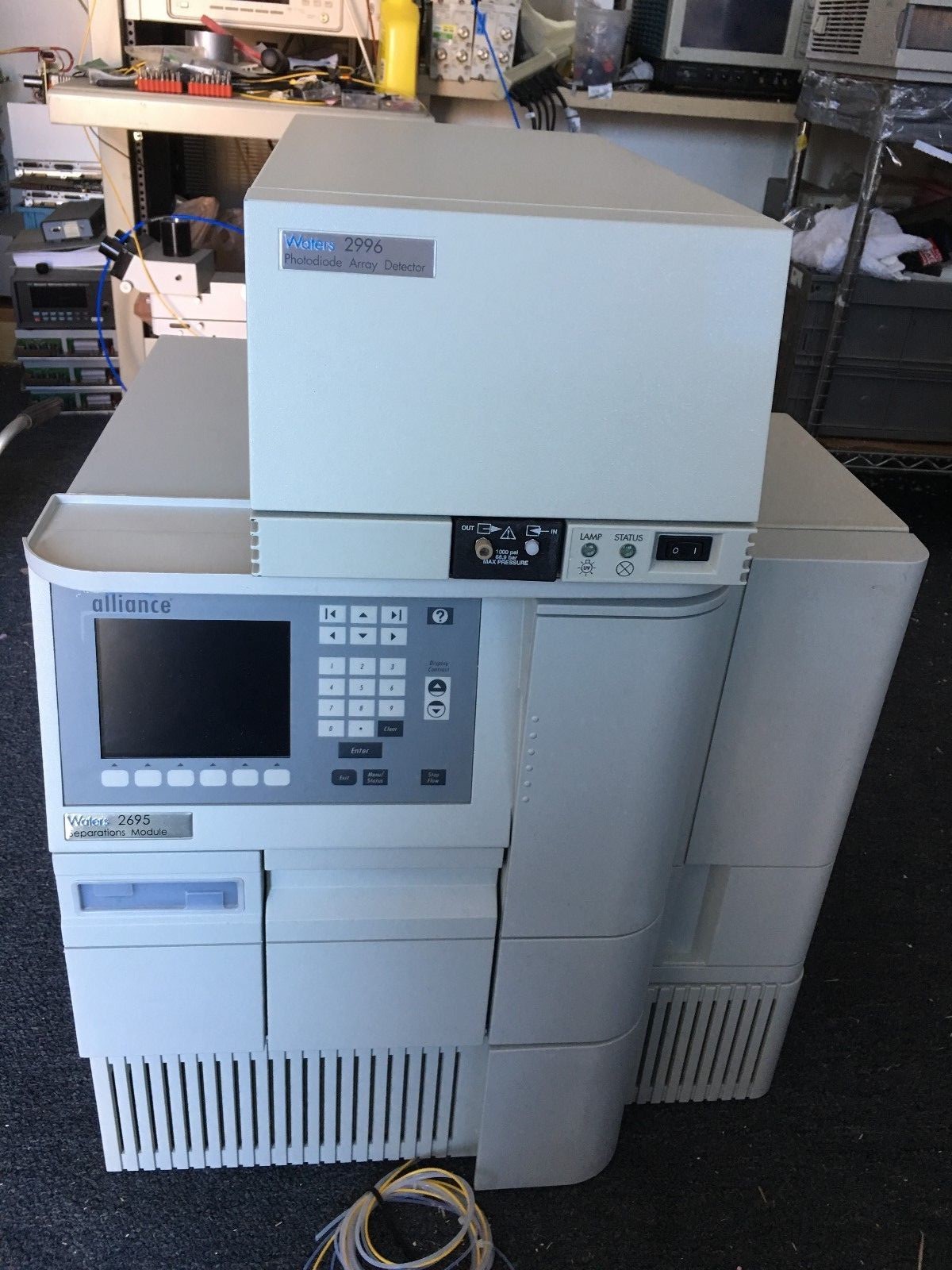 Waters 2695 with Column Heater + Waters 2996 DAD HPLC System - 1100 ...