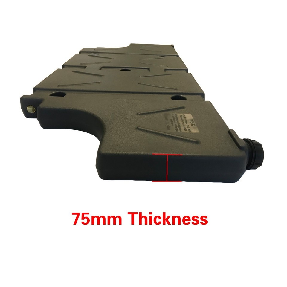 42L Water Tank 4WD Polyethylene Slimline Vertical Mount Camping Tank ...