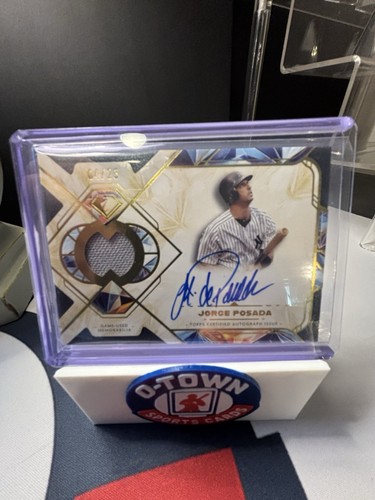 2025 Topps Diamond Icons Jorge Posada #SPAR-JP Auto Relic #04/25 ...