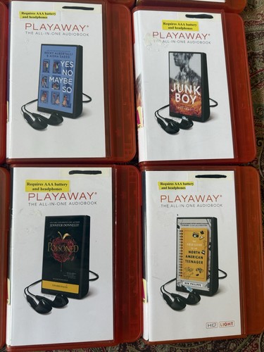 Playaway Audiobook Lot of 16 Ex Library Novels Romance, Young Adult ...