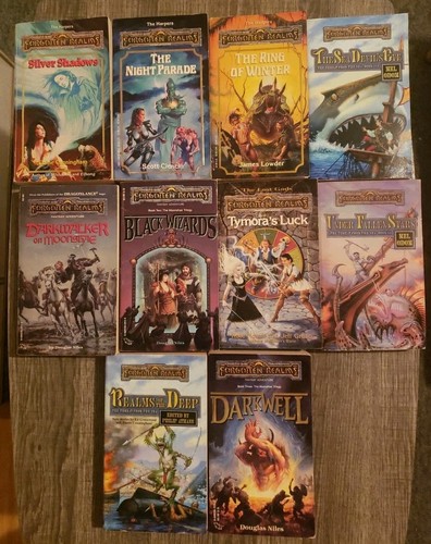 Forgotten Realms Mixed Lot Of 10 First Printing TSR D&D Harpers Vintage ...