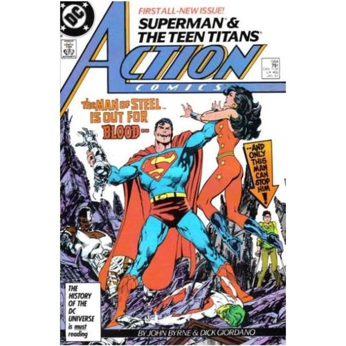 Action Comics #584 - 1938 series DC comics VF+ Full description below ...
